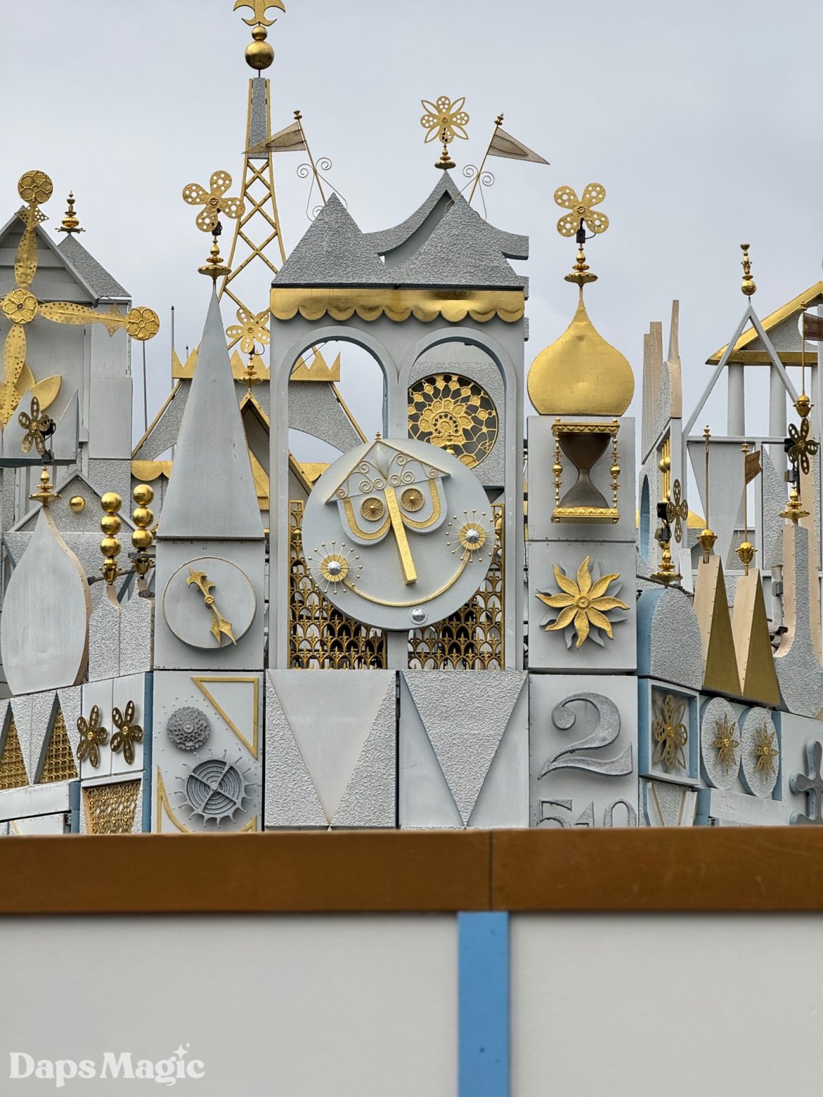 Clock Face Returns to Facade of 'it's a small world' at Disneyland