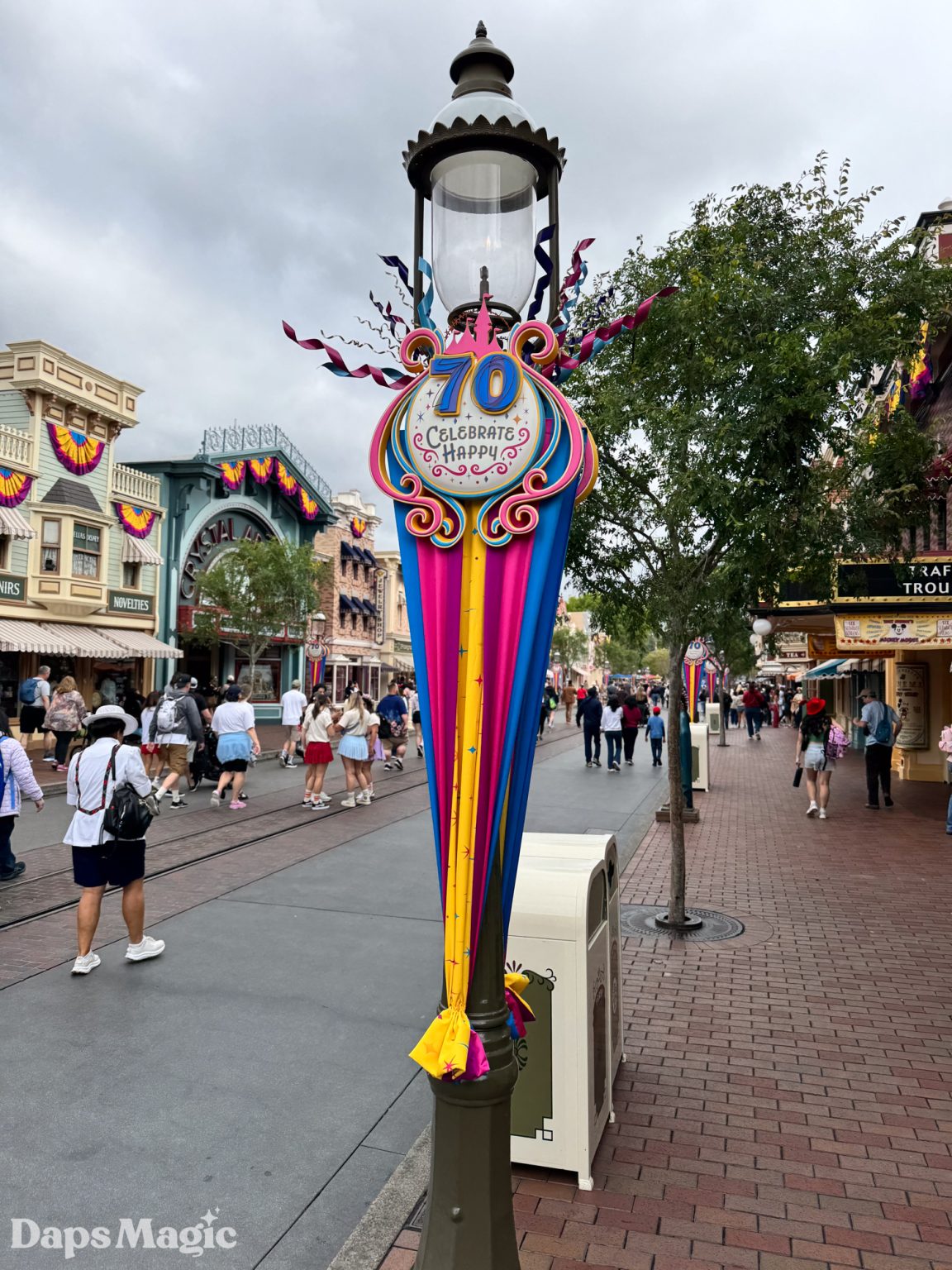 Disneyland Resort 70th Celebration Decorations Arrive on Main Street, USA
