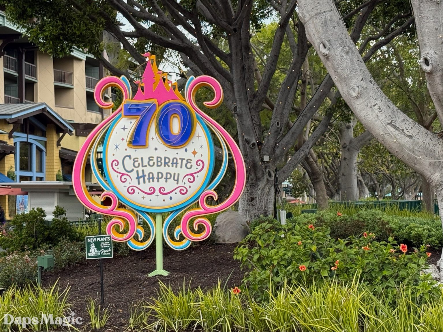 New Disneyland Resort 70th Decorations Appear in Downtown Disney District