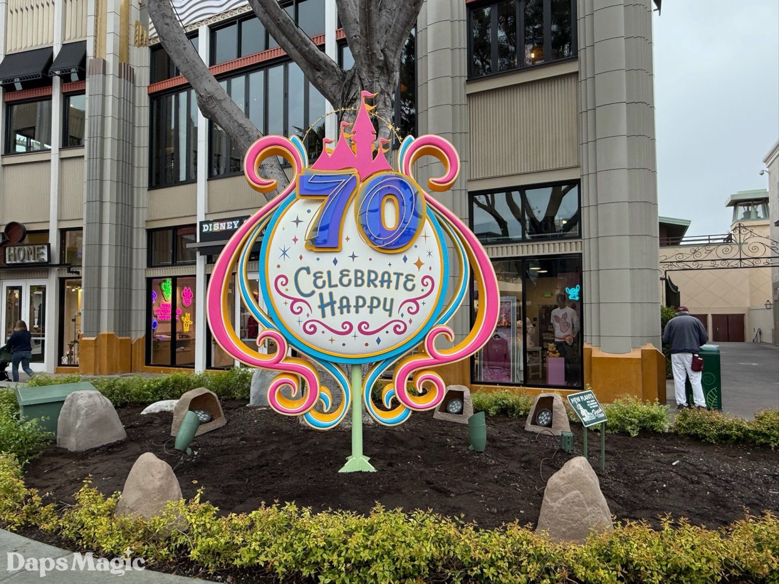 New Disneyland Resort 70th Decorations Appear in Downtown Disney District