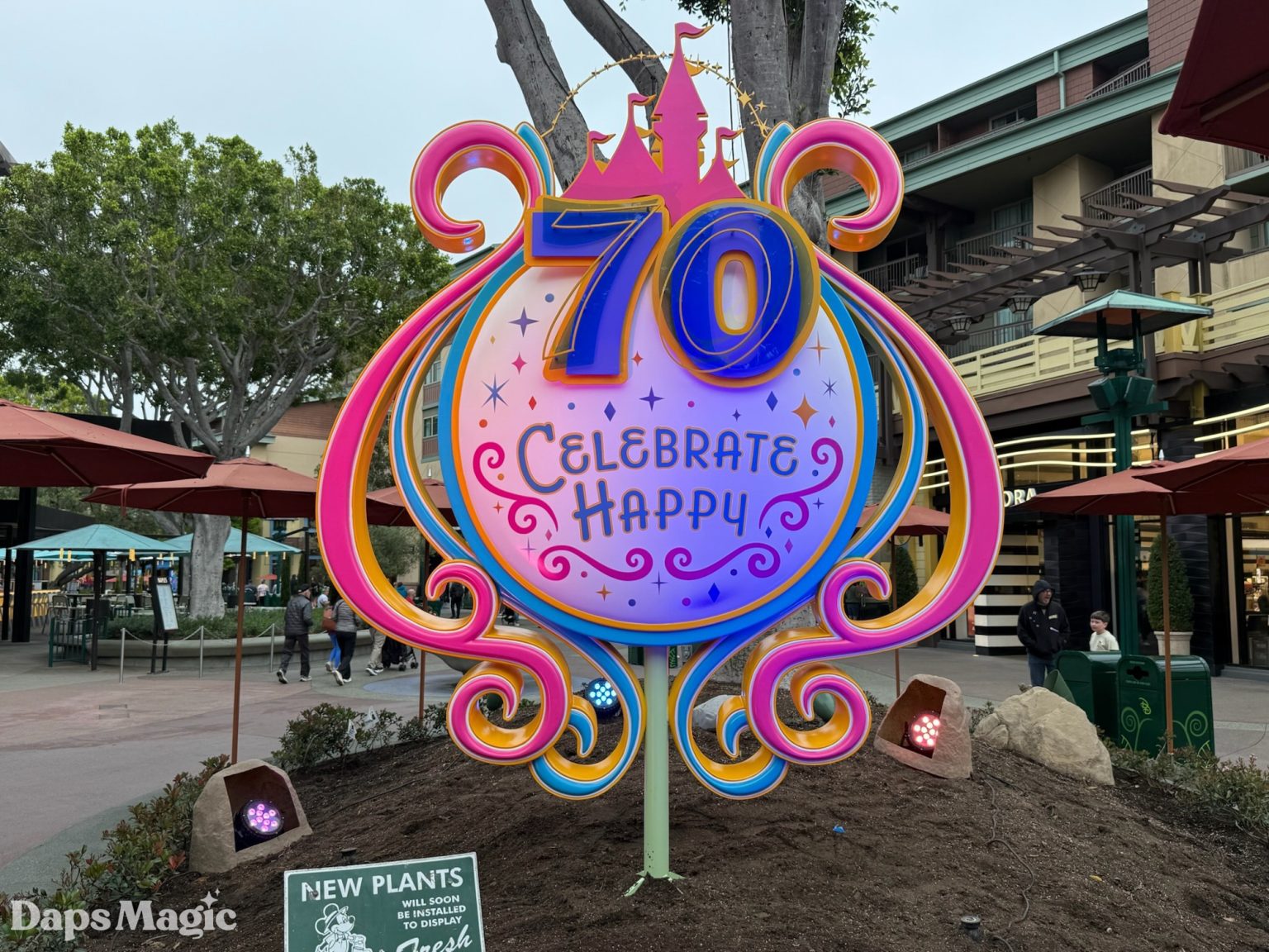 New Disneyland Resort 70th Decorations Appear in Downtown Disney District