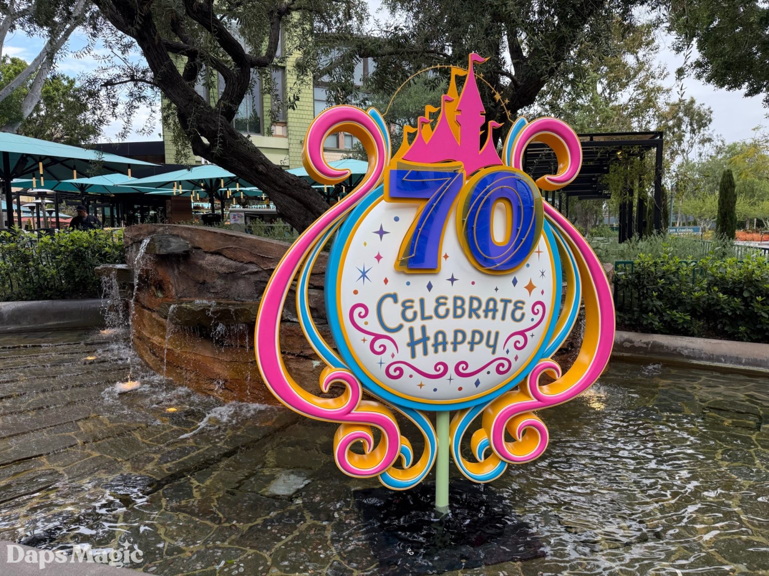 New Disneyland Resort 70th Decorations Appear in Downtown Disney District