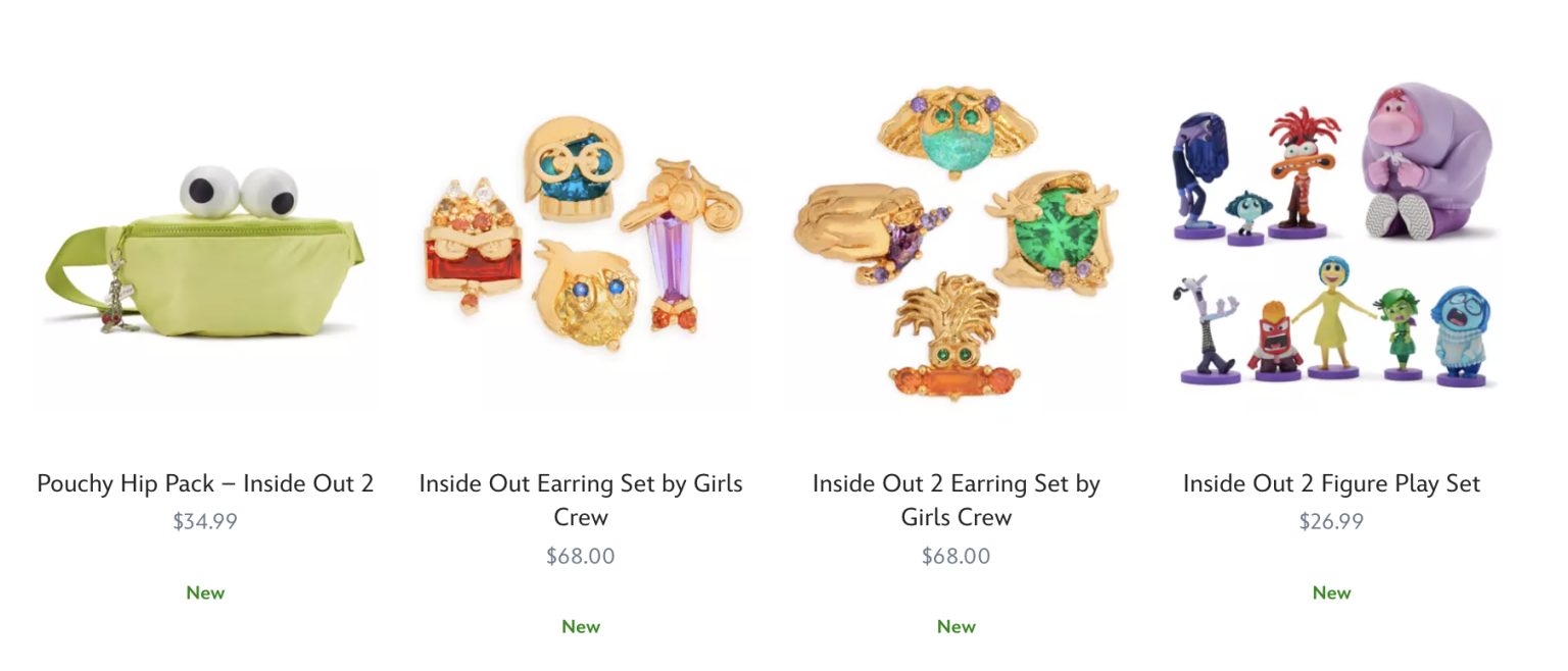'Inside Out' 10th Anniversary Collection Now on Disney Store