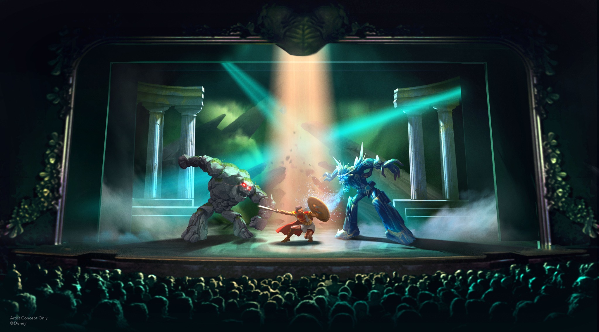 Disney Cruise Line Shares Concept Art of Titans From Disney Destiny's ...