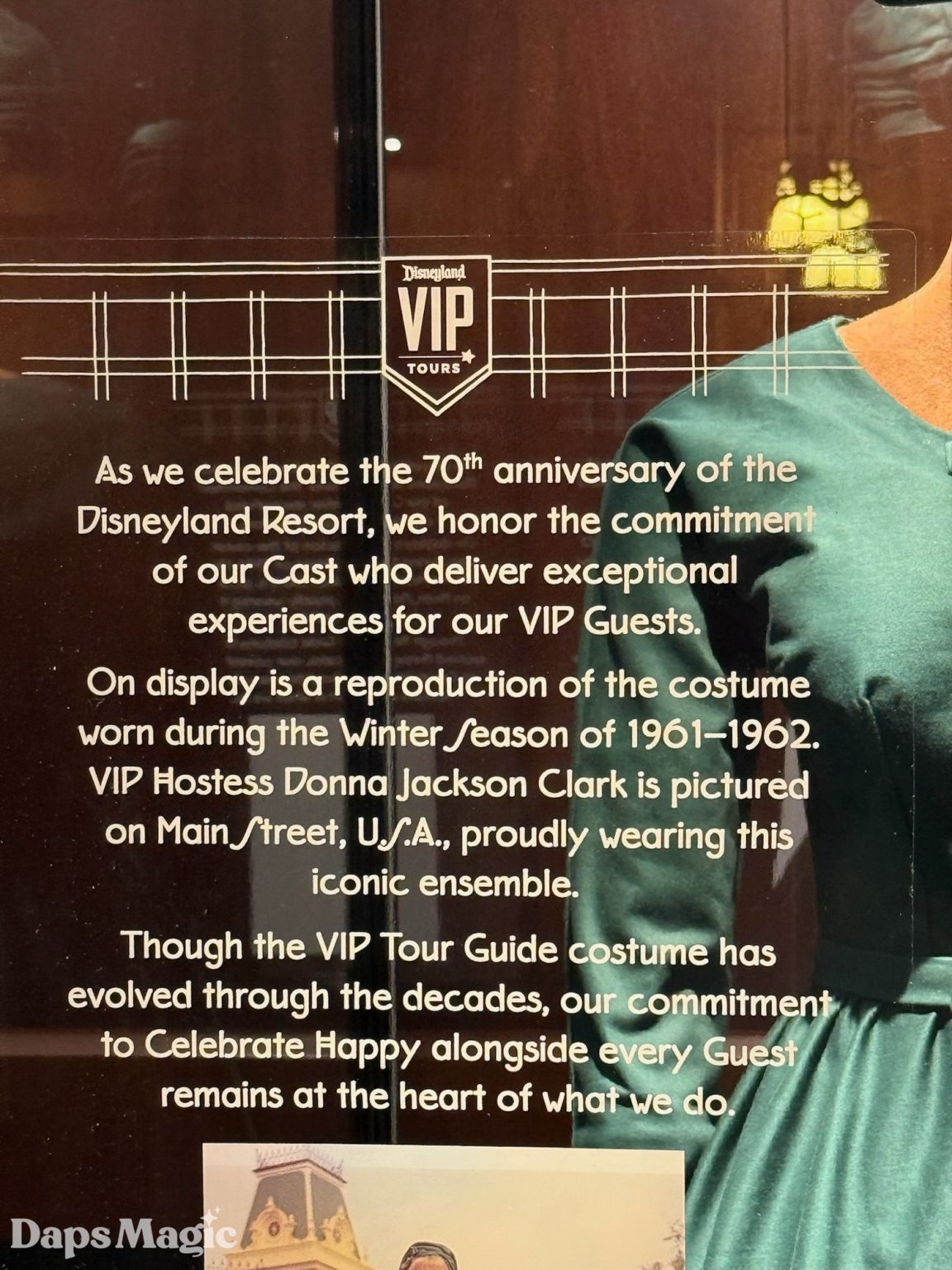 Vintage Disneyland VIP Hostess Costume Now on Display at Disney's Grand ...
