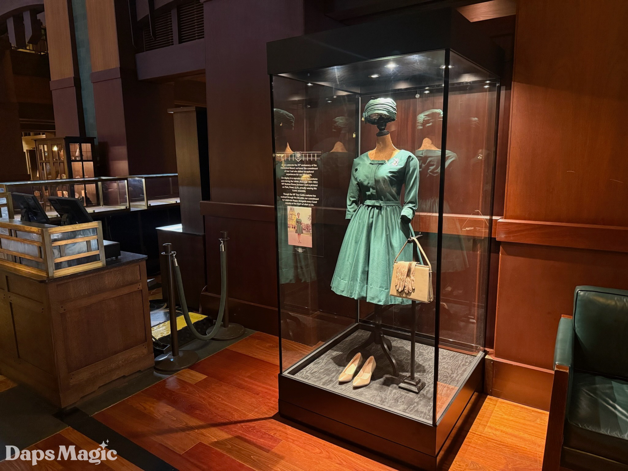 Vintage Disneyland VIP Hostess Costume Now on Display at Disney's Grand ...