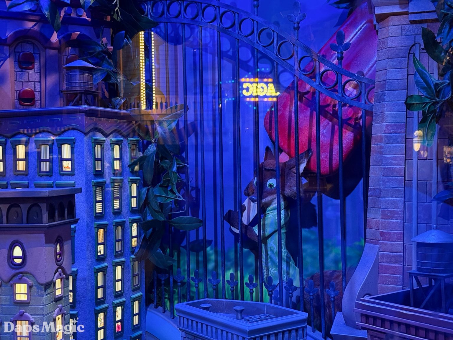 New Zootopia Window Appears on Main Street, U.S.A. at Disneyland