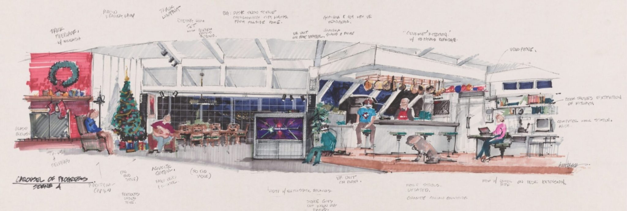 Walt Disney Imagineering Shares Concept Art for Carousel of Progress ...