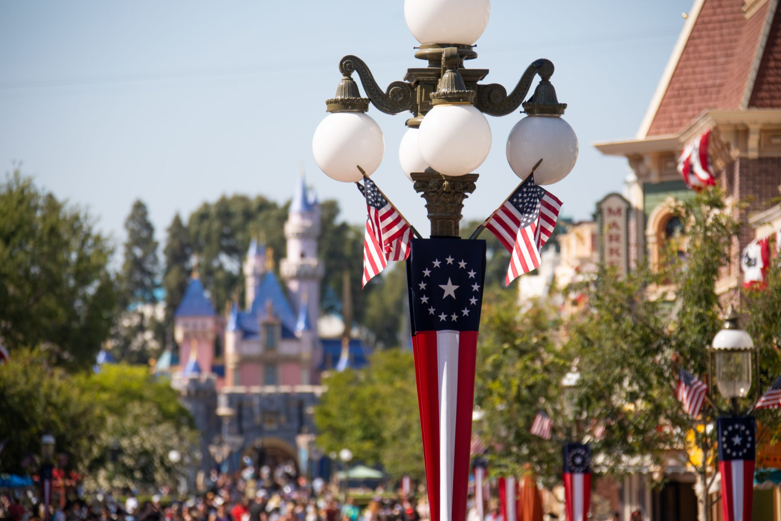 Disneyland Honors 100-Year-Old Veteran During Patriotic Flag Retreat ...