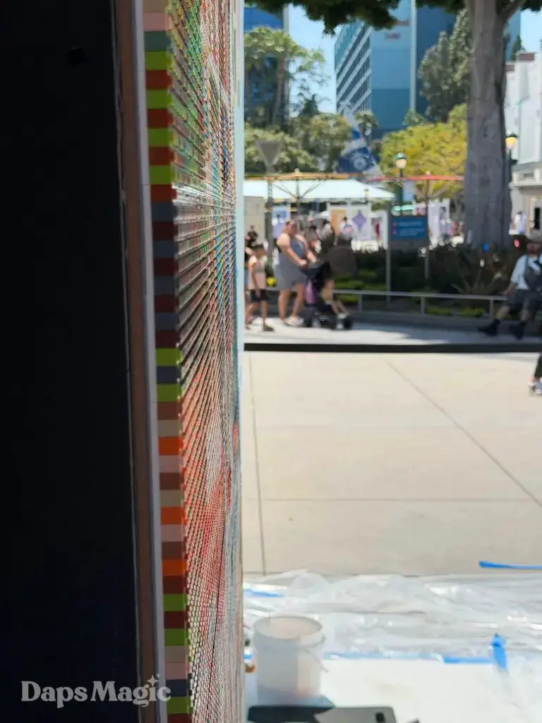 New LEGO Mural Comes to Life in Downtown Disney District