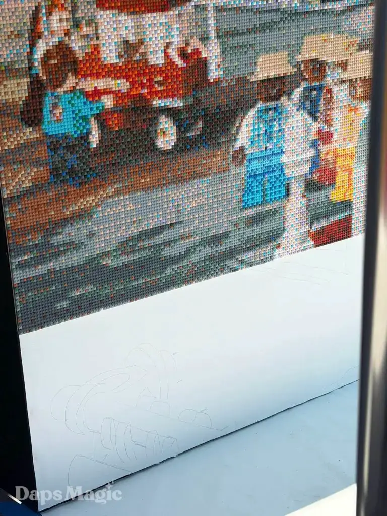 New LEGO Mural Comes to Life in Downtown Disney District